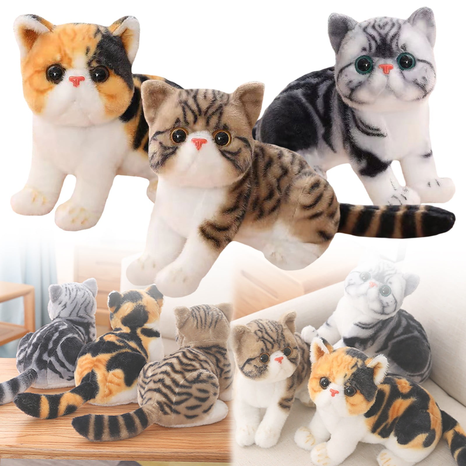 Click here for Jkkant Realistic Ann Cat Plush Toy  Handmade Stuff... prices