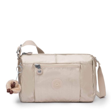 Kipling Wes Metallic Crossbody Bag Starry Gold Metallic | Walmart Canada