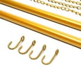 Miumaeov Height Adjustable Gold Metal Chain Clothing Hanging Racks 2 ...