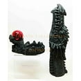 Red Orb Grendel Dragon Head Emerging From Ground Cone Incense Burner ...