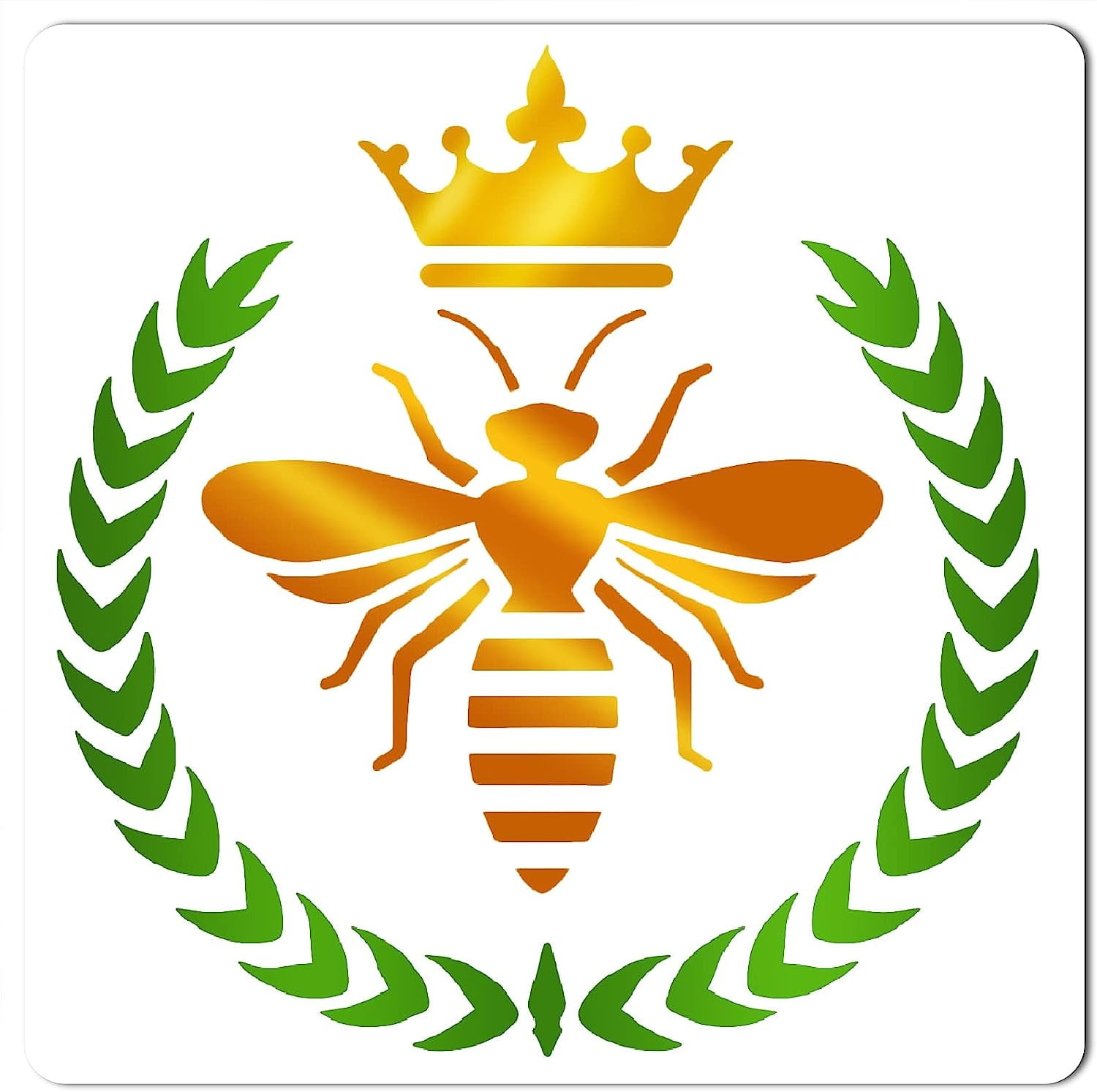 Queen Bee Stencil Template 11.8x11.8 Inch for Walls Plastic Large ...