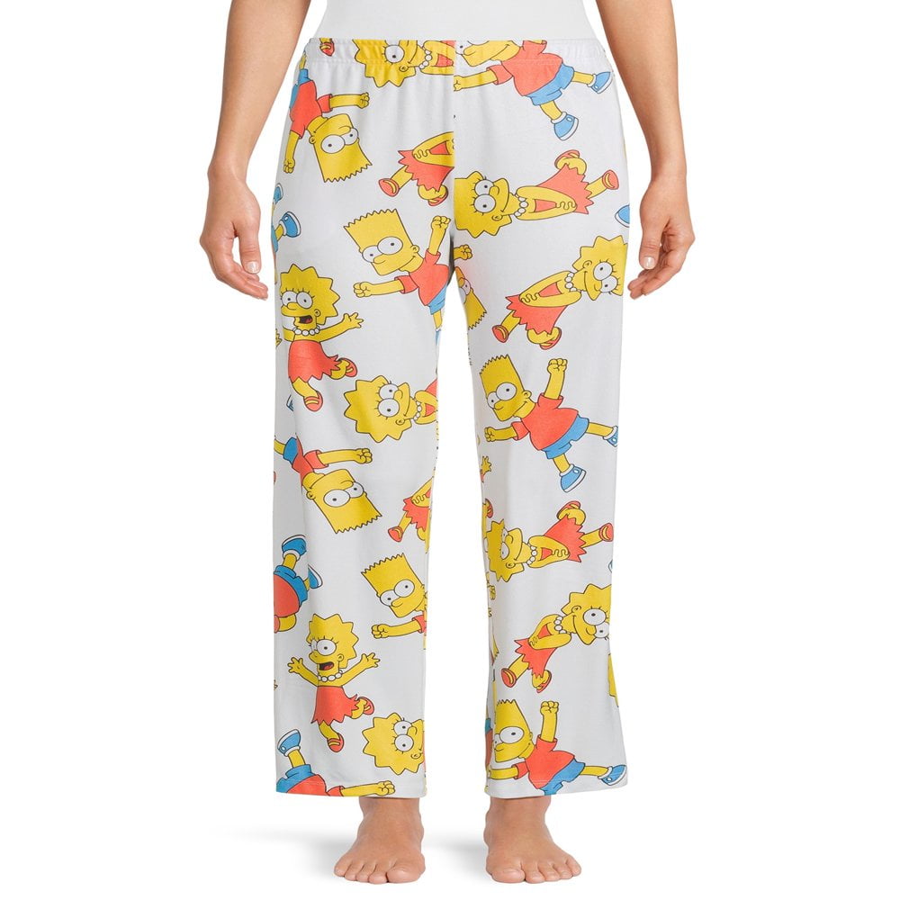 Click here for Chuank Juniors Lisa And Bart Print Lounge Pants Si... prices