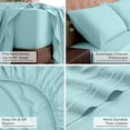 California King Sheets Set - 4 PC Iconic Collection Bedding - Hotel ...