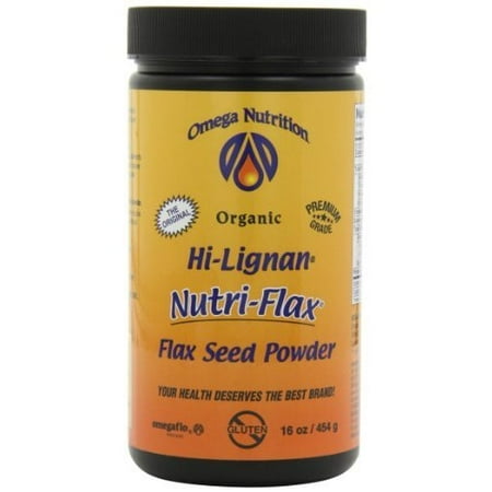 Omega Nutrition - Organic Hi-Lignan Nutri-Flax Seed Powder, 454g ...