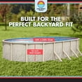 "Lake Effect Pools Meadows Reprieve 12' x 24' x 52"" Oval Resin ...