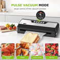 Vacuum Sealer Machine with Built-in Cutter and Bag Storage for Sous ...