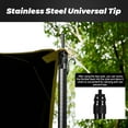 Telescopic Tarp Poles, Canopy Adjustable Carbon Fiber Poles Set of 2 ...