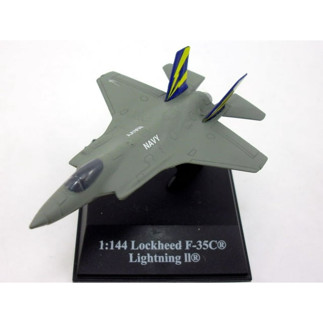 Lockheed F-35C (F-35) Lightning II - US NAVY 1/144 Scale Diecast Metal ...