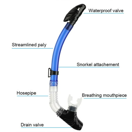 PVC Soft Tube Durable Waterproof Diving Snorkel, Snorkeling Tube, For ...