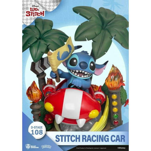 Beast Kingdom Disney: Stitch Racing Car (Lilo & Stitch) DS-108 D-Stage ...