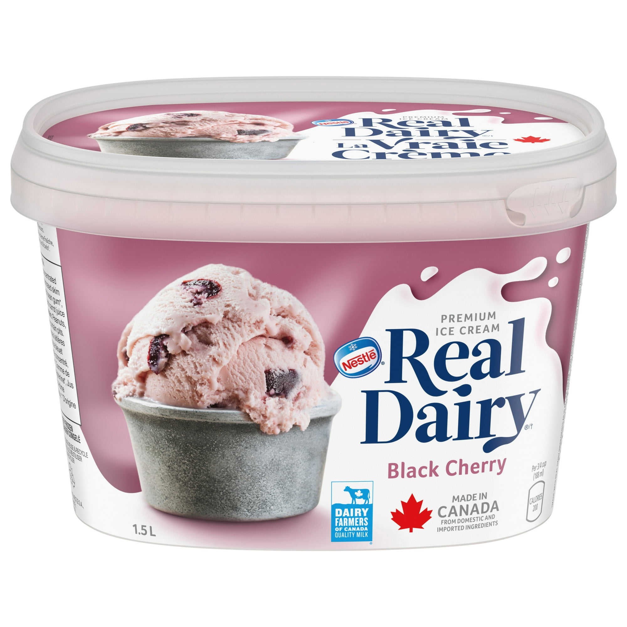 Click here for Real Dairy Black Cherry Premium Ice Cream 1.5 L Tu... prices