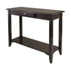 Winsome Wood Richmond Console Table with Drawer, Walnut Finish ...