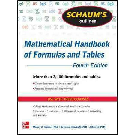 ISBN 9780071795371 - Schaum's Outlines Mathematical Handbook of ...