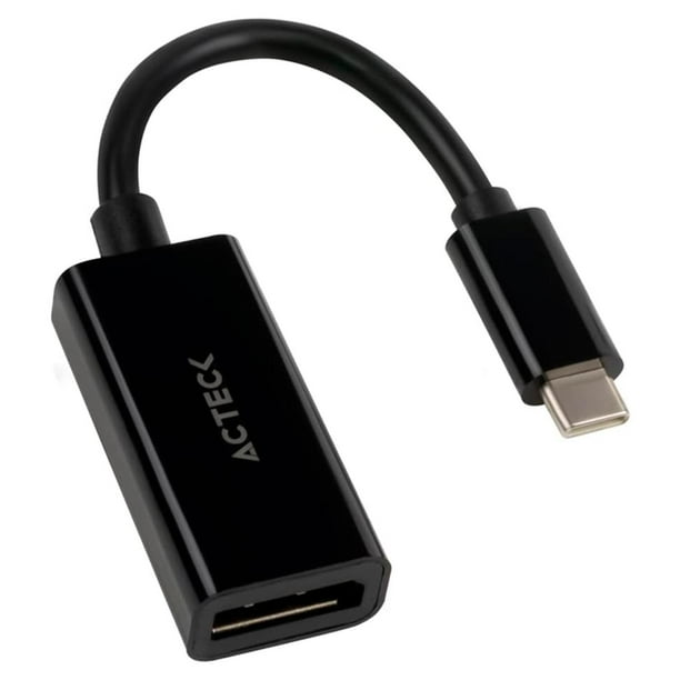 Adaptador Convertidor Acteck SHIFT PLUS AD420 USB Tipo C a DisplayPort Negro AC-934718 | Bodega ...