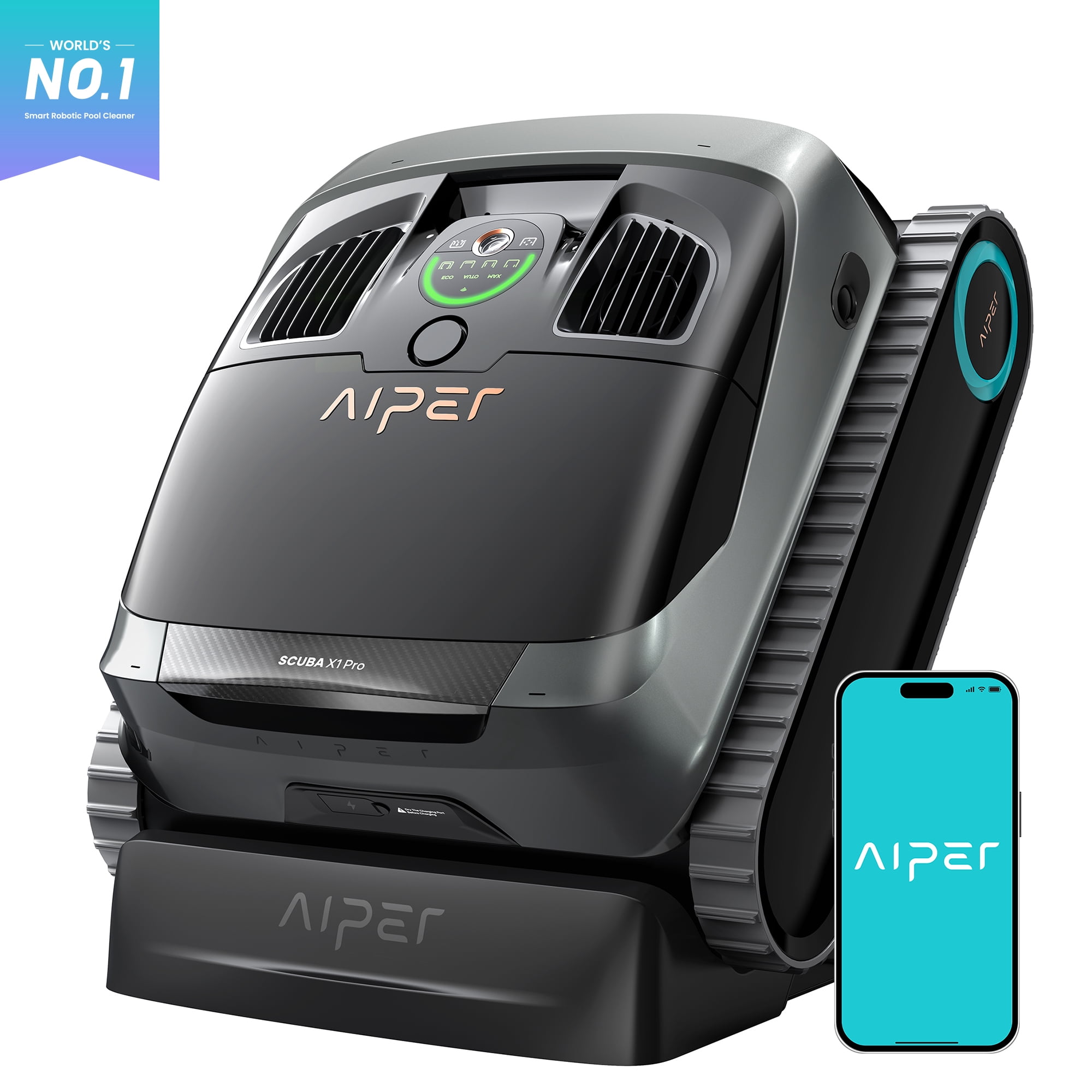 Click here for Aiper Scuba X1 Pro Cordless Robotic Pool Cleaner... prices