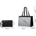 2 in 1 Tote Bag Lunch Bag Combo, 2 in 1 Lunch Tote Bag for Women, 15.6 ...