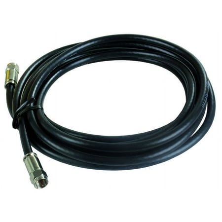 JR Coaxial Cable 47965 RG6; With Compression End Fittings; 12 Foot ...