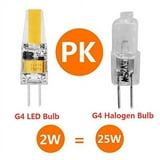 10PCS Dimmable Mini G4 LED COB Lamp 6W Bulb AC DC 12V 220V Candle ...