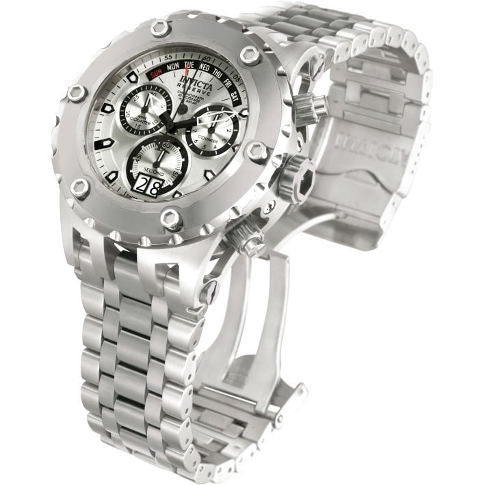 Invicta - Invicta Men's 1565 Subaqua Quartz Chronograph Silver Dial ...
