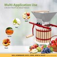 Biltek Fruit Crusher & Apple Grinder for Cider Press & Fruit Wine Maker ...