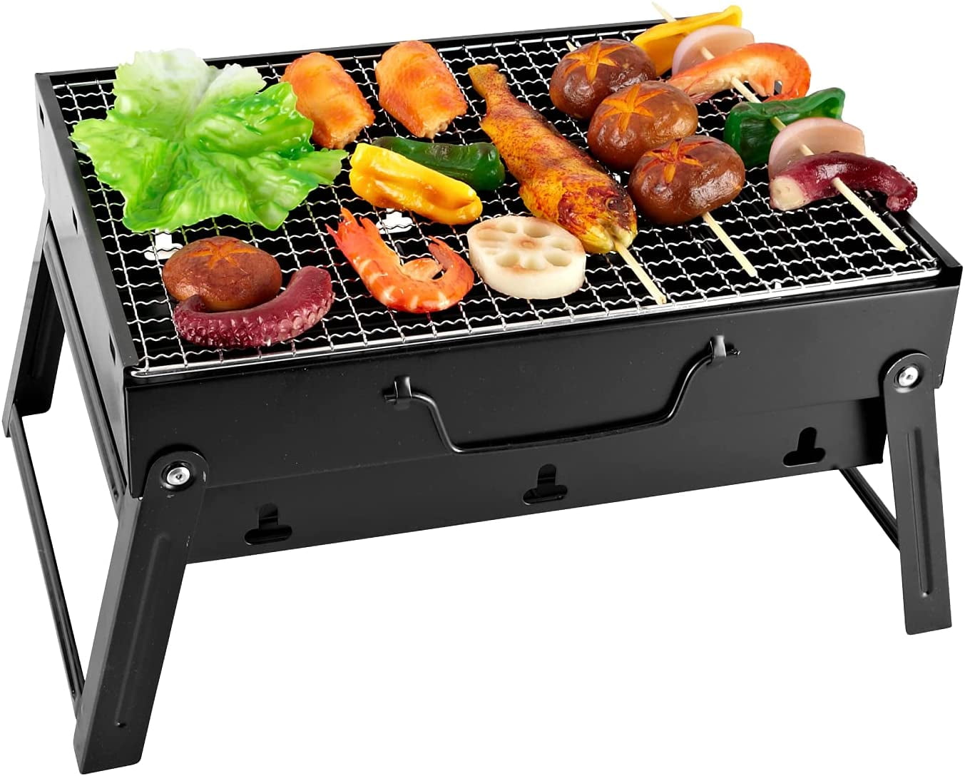 Portable Barbecue Mini Foldable Charcoal Grill Bbq Grill Demountable ...