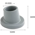Replacement Feet for Shower Chair Bath Seat,4 Pack 1" Slope Rubber Tips ...