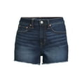 No Boundaries Juniors and Juniors Plus Mid Rise Denim Shorts, 3” Inseam ...