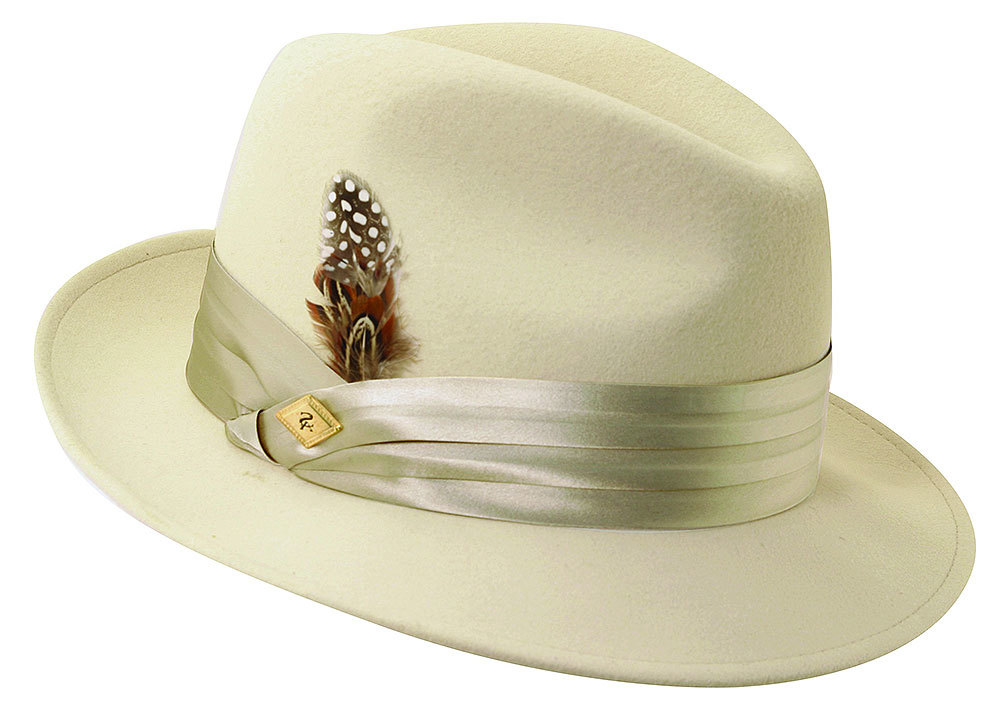 Stacy Adams Men's Crush Wool Felt Fedora Hat BONE XL - Walmart.com Stacy Adams Men's Crush Wool Felt Fedora Hat BONE XL - Walmart.com