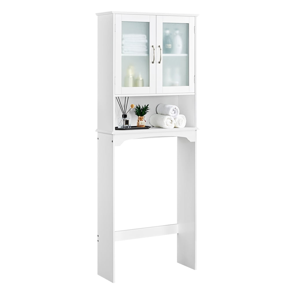Easyfashion Free-Standing Toilet Storage Cabinet Bathroom Storage Rack ...
