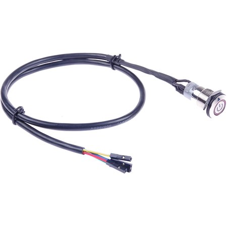 16mm Chassis Switch Metal Button Switch with 100CM 3.3FT Extension ...