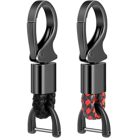 Car Key Fob Keychains Metal Leather Keyring Keys Keyring Clip Car Key ...