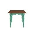 The Pioneer Woman Dining Table Made With Solid Wood Frame, Teal ...