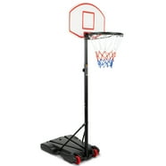 OmniJam Turbo Steel-Glass-HDPE Portable Basketball System, Black - Walmart.com