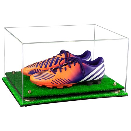 Better Display Cases Clear Acrylic Shoe Pair Display Case for Soccer ...