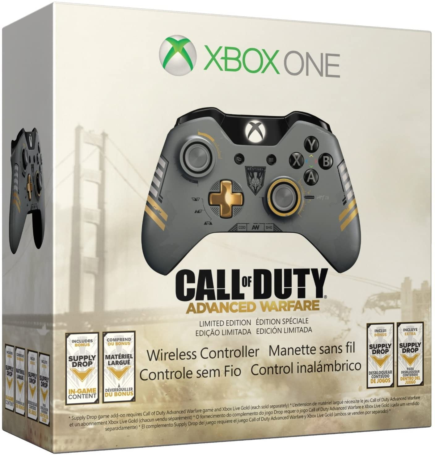 Controller Xbox One Limited Edition Call of Duty: Advanced Warfare ...