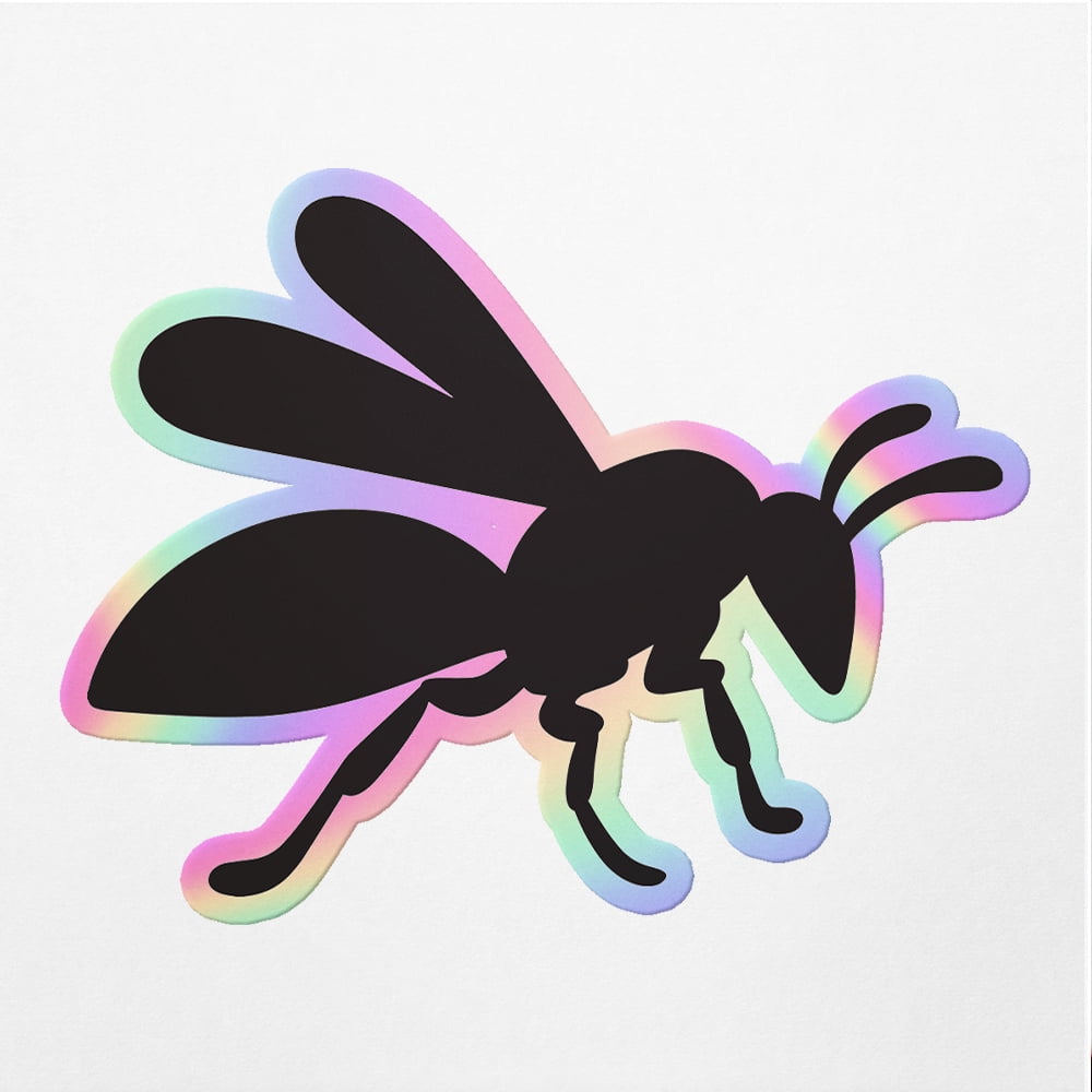Vinyl Stickers Decals Of Wasp Silhouette - Apply On Any Smooth Surfaces ...