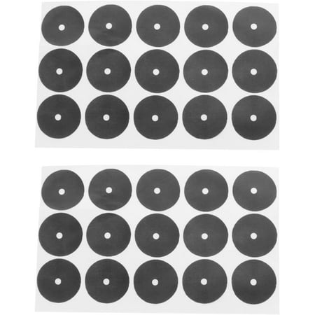 Black Pool Table Marker Dot: 2 Sheets Billiard Spot Stickers Snooker ...