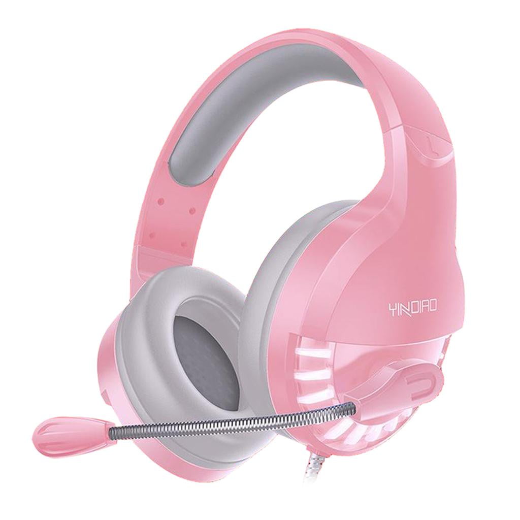 Gaming Headset Over-Ear Gaming Headphs with Noise Reduction Mic Volume ...