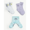 Justice, Girls Mid-Crew Socks, 3-Pack, Sizes M-L - Walmart.com