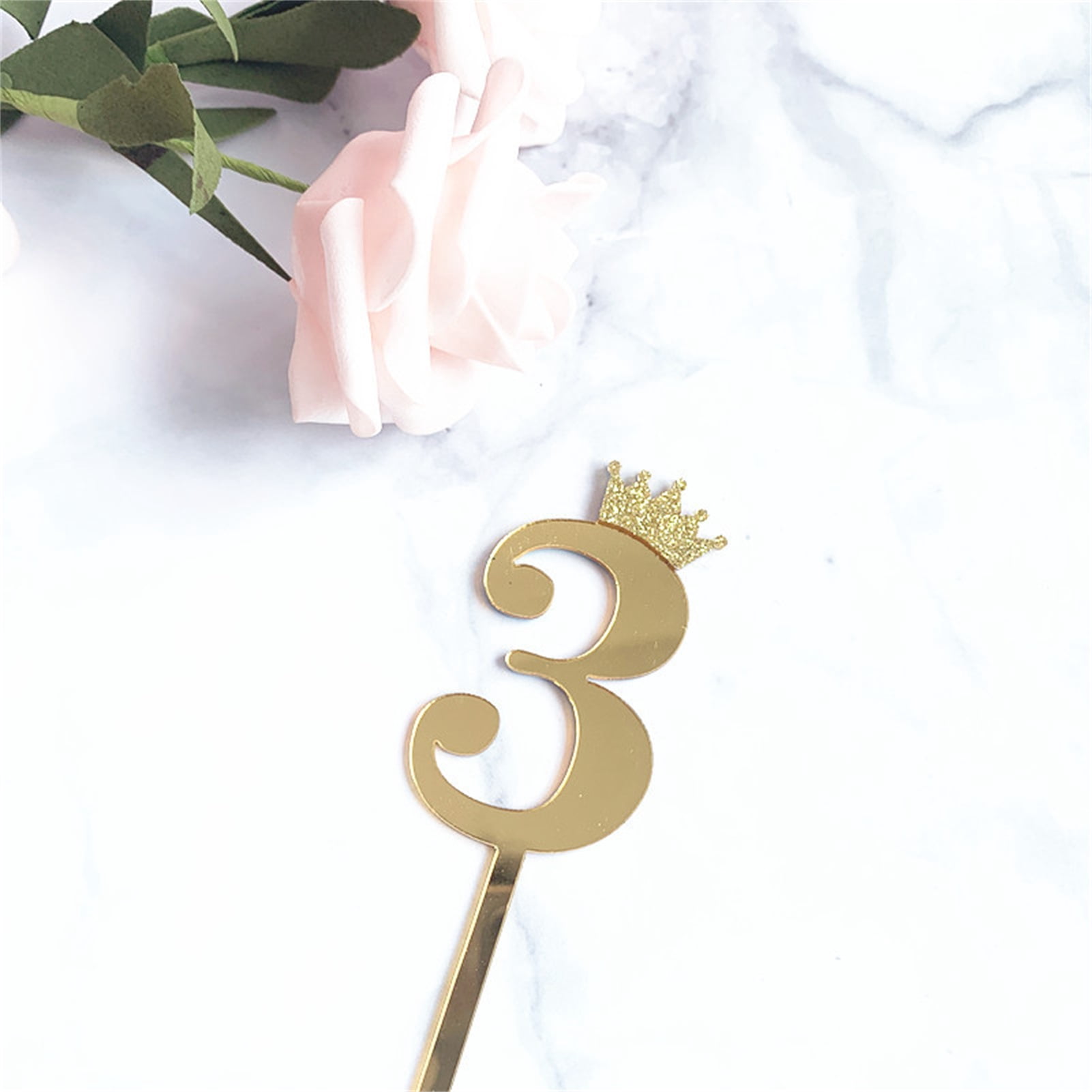 Hadanceo Cake Topper Wide Application Sparkling Anniversary Party ...