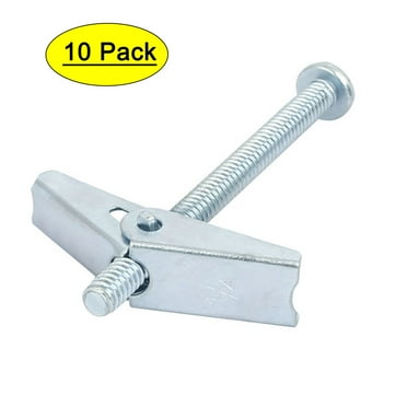 Uxcell M4x75mm Metal Male Thread Spring Loaded Hollow Wall Round Head ...