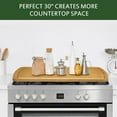 30 x 20 Inch Extra Large Bamboo Cutting Board, Wood Stove Top Cover ...