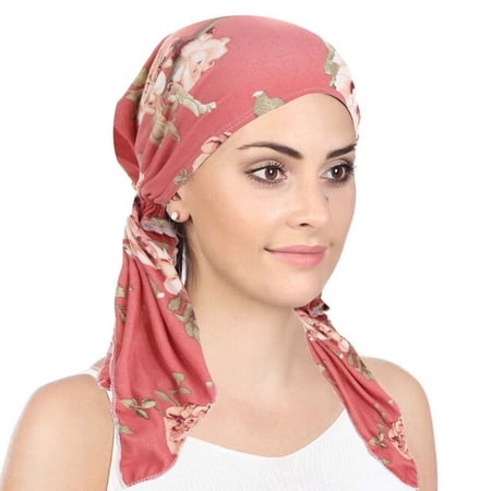 Solid Color Muslim Women Inner Hijabs Cap Arab Wrap Head Scarf Turban ...