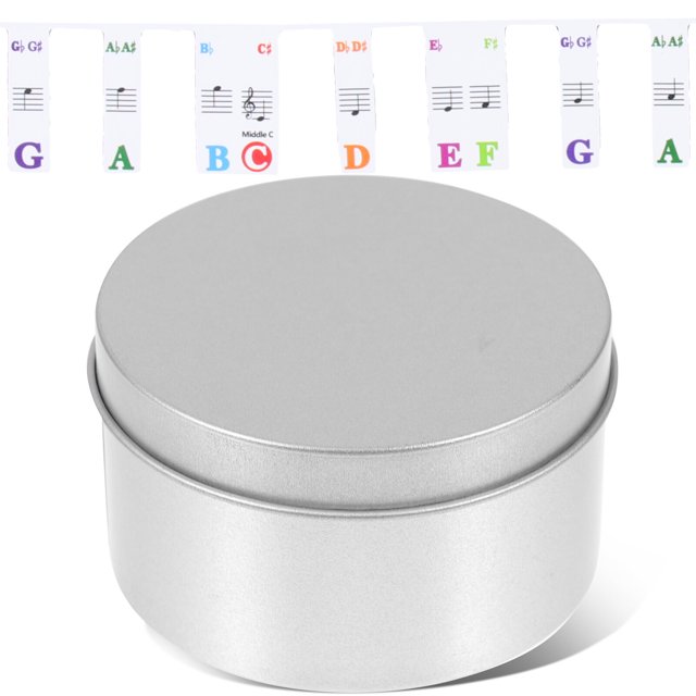 Piano Keyboard Note Strip Non Stick Piano Key Label Numbered Musical ...