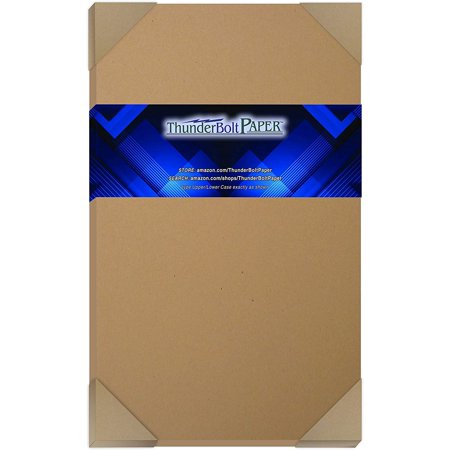 150 Sheets Brown Kraft Fiber 70 lb Text Weight 8.5 X 14 Inches Paper ...