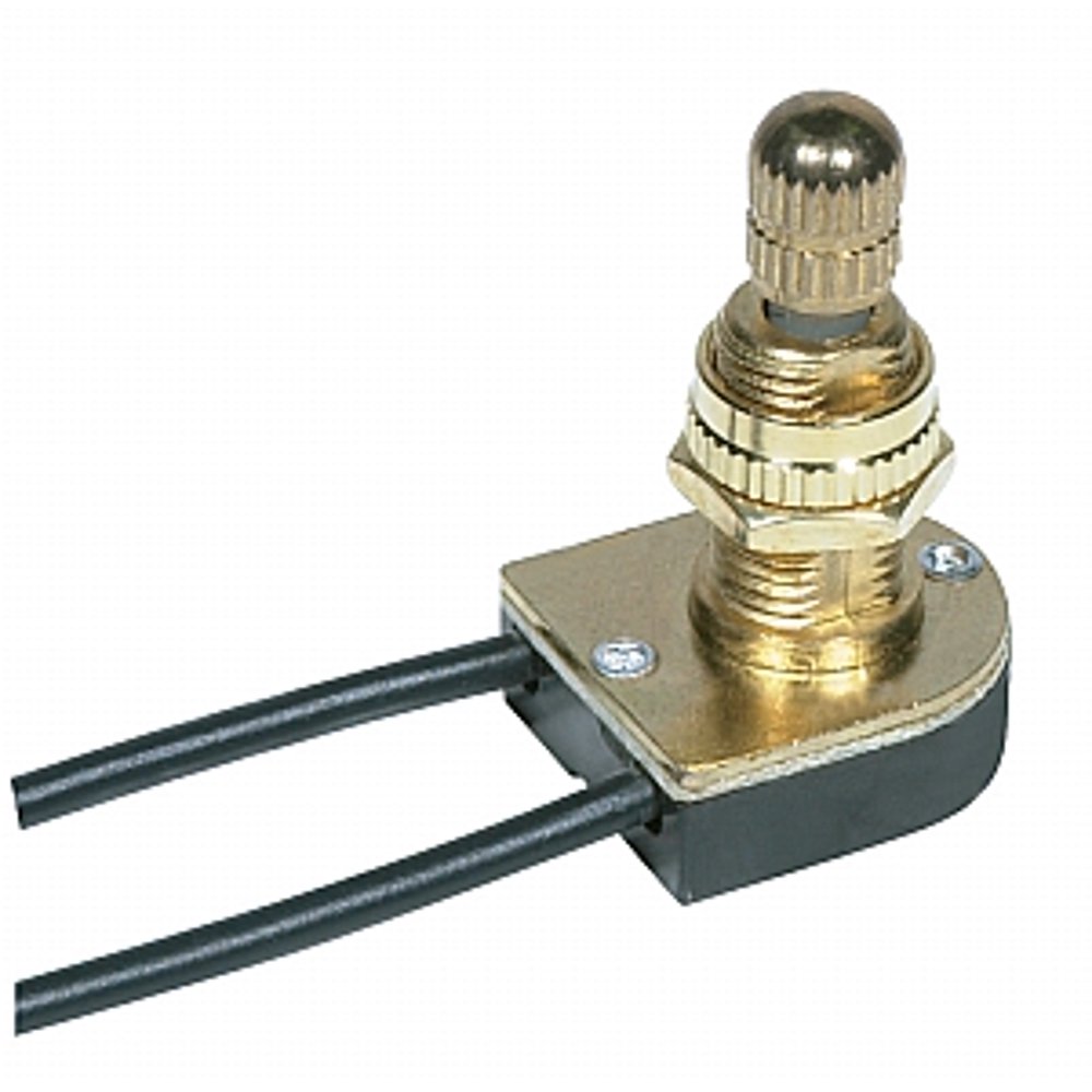 Satco On-Off Metal Rotary Switch Metal Bushing Single Circuit Rated 6A ...