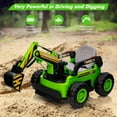 12V Electric Ride-On Excavator Digger Truck for Kids, Features Remote ...