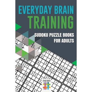 Exciting Brain Games Sudoku Books for Adults Hard (Paperback) - Walmart.com