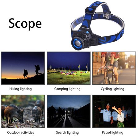 Head-mounted Light Waterproof Lamp Forehead Mini Portable Powerful ...