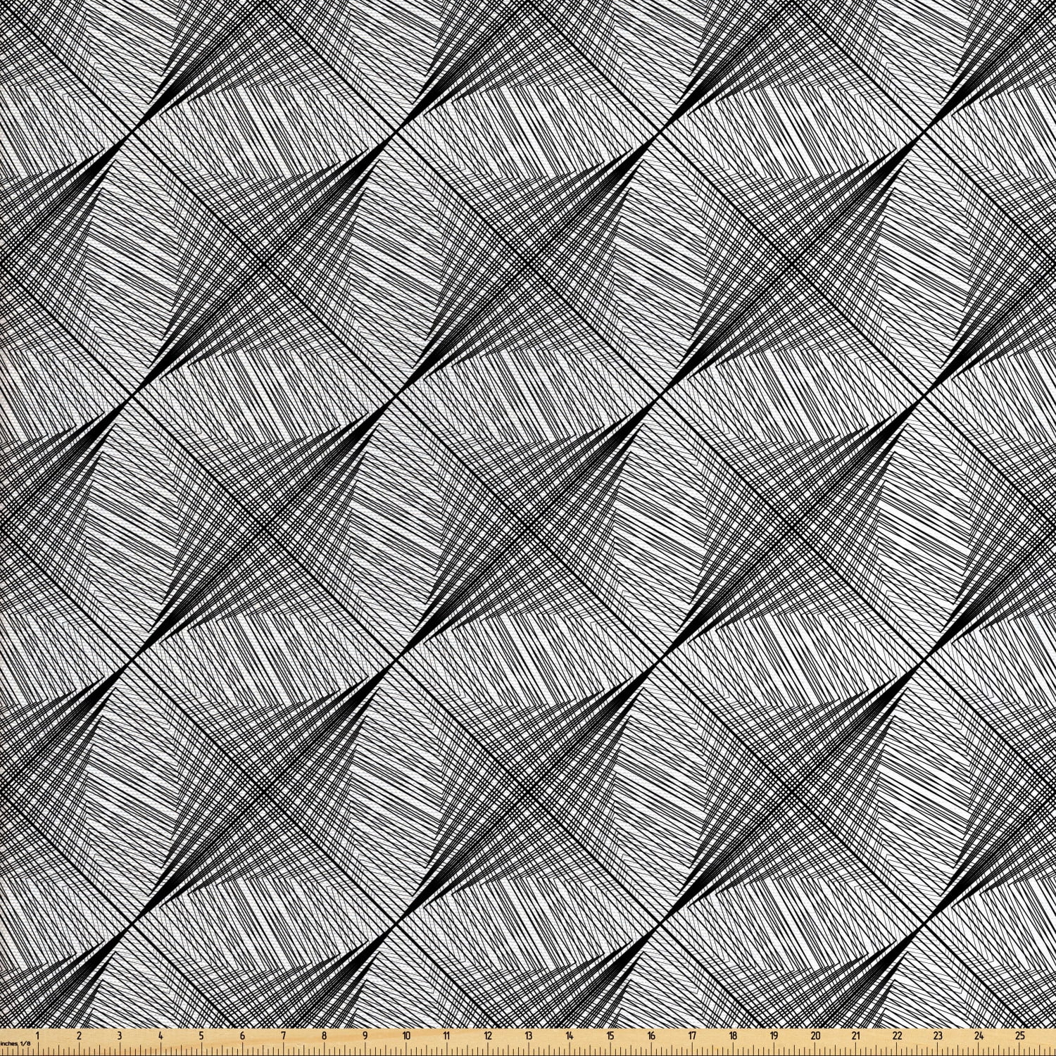 Abstract Fabric By The Yard Upholstery Diagonal Flowing Streak